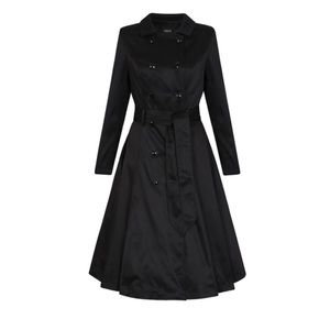 Collectif | Jackets & Coats | Collectif Korrina Swing Trench Coat In ...